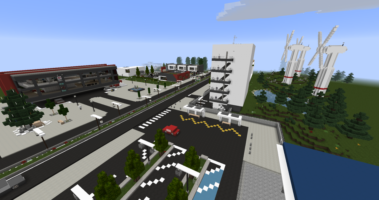 Ville moderne minecraft Saison2 Minecraft Map
