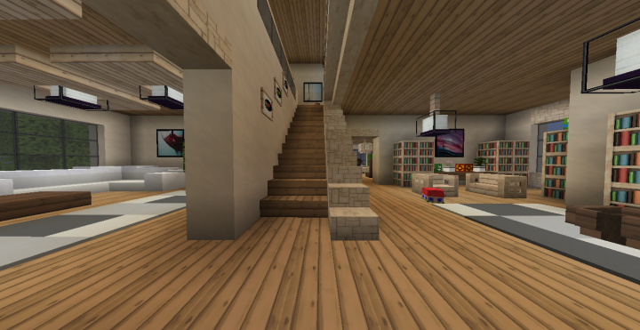 Sandstone Villa - Fully Furnished Minecraft Map