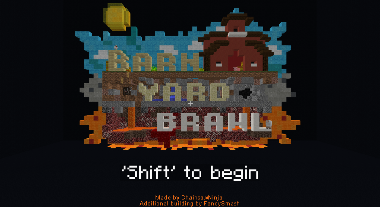 Barnyard Brawl (Realms Published) (2-D Brawler) (1.12) Minecraft Map