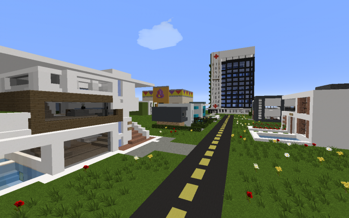 Mineville City Minecraft Map