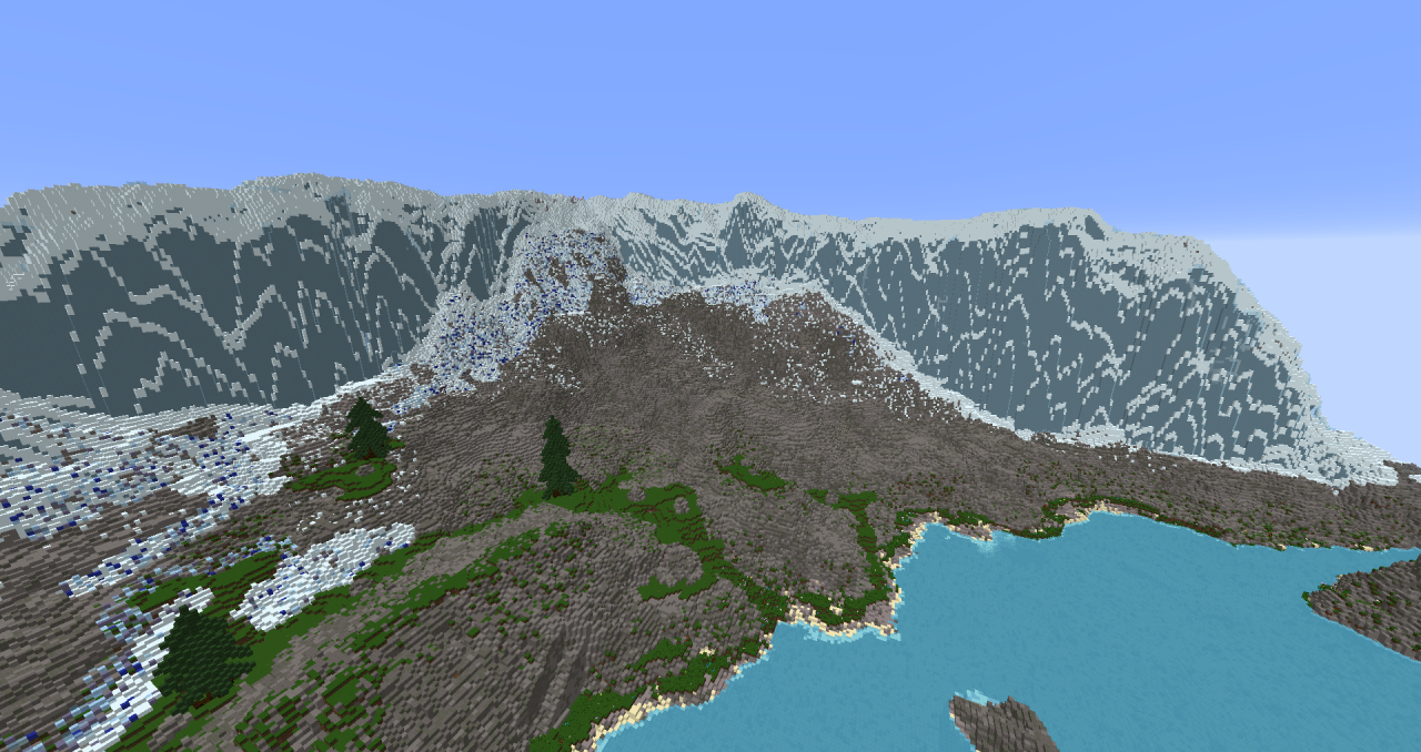 Ice Mountains Minecraft Map