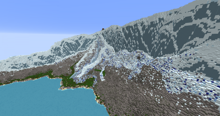 Ice Mountains Minecraft Map