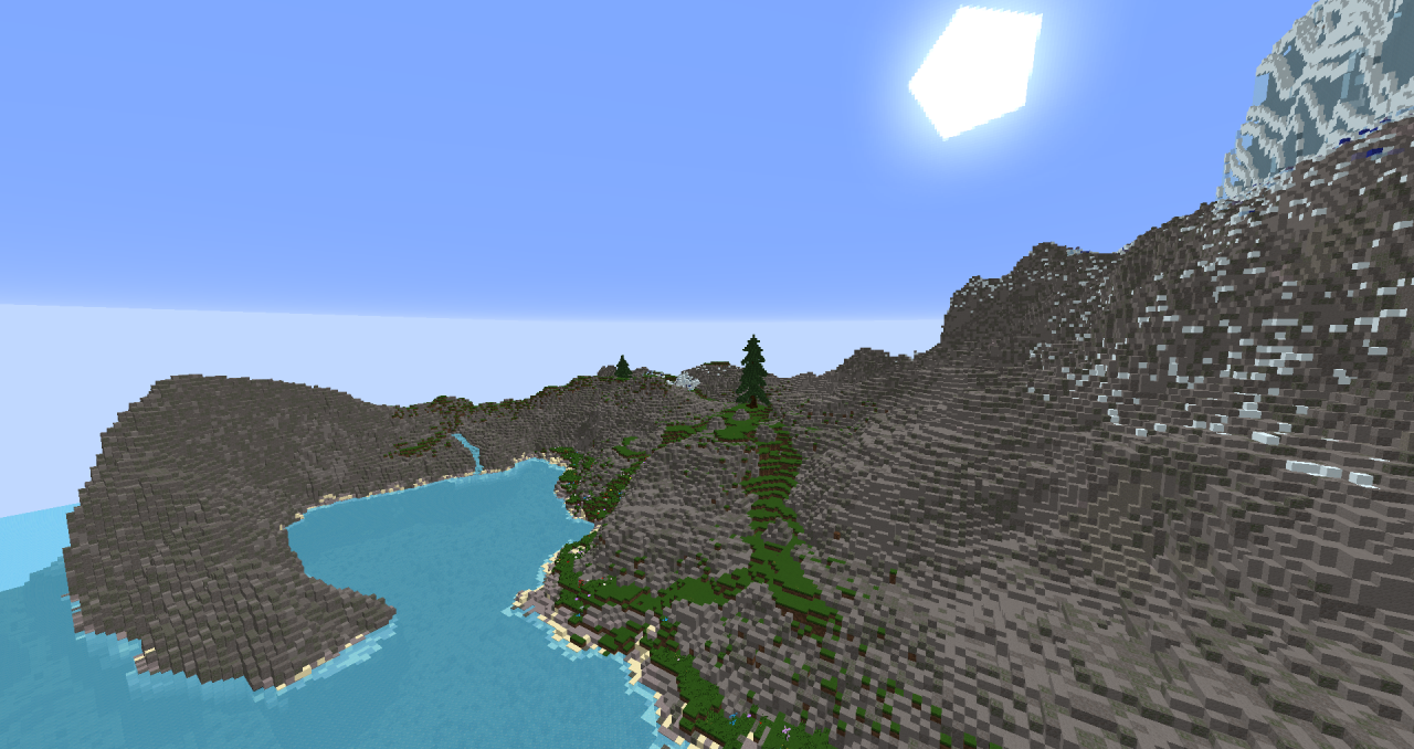 Ice Mountains Minecraft Map