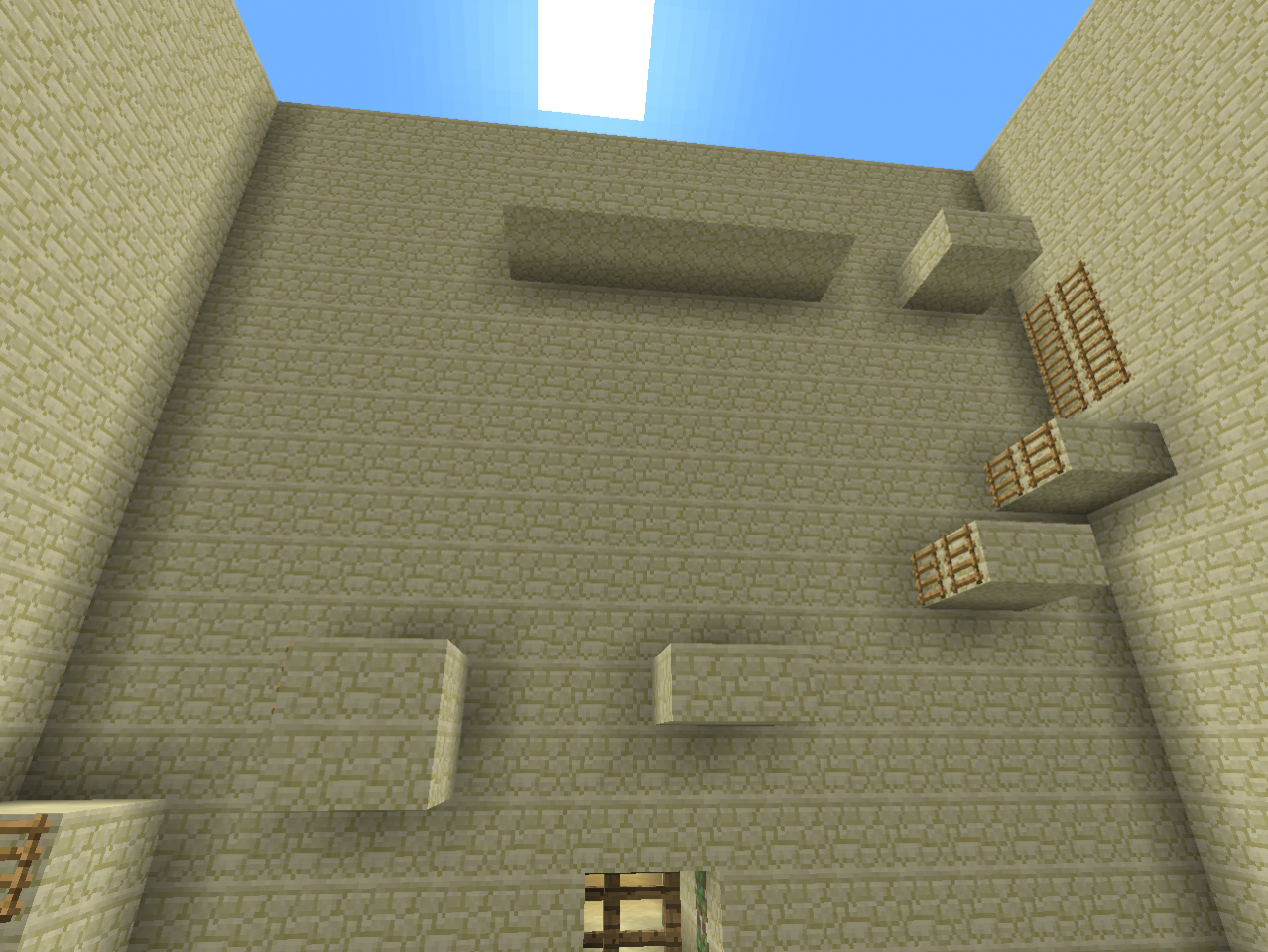 Tomb Raider Level 1 caves Minecraft Map