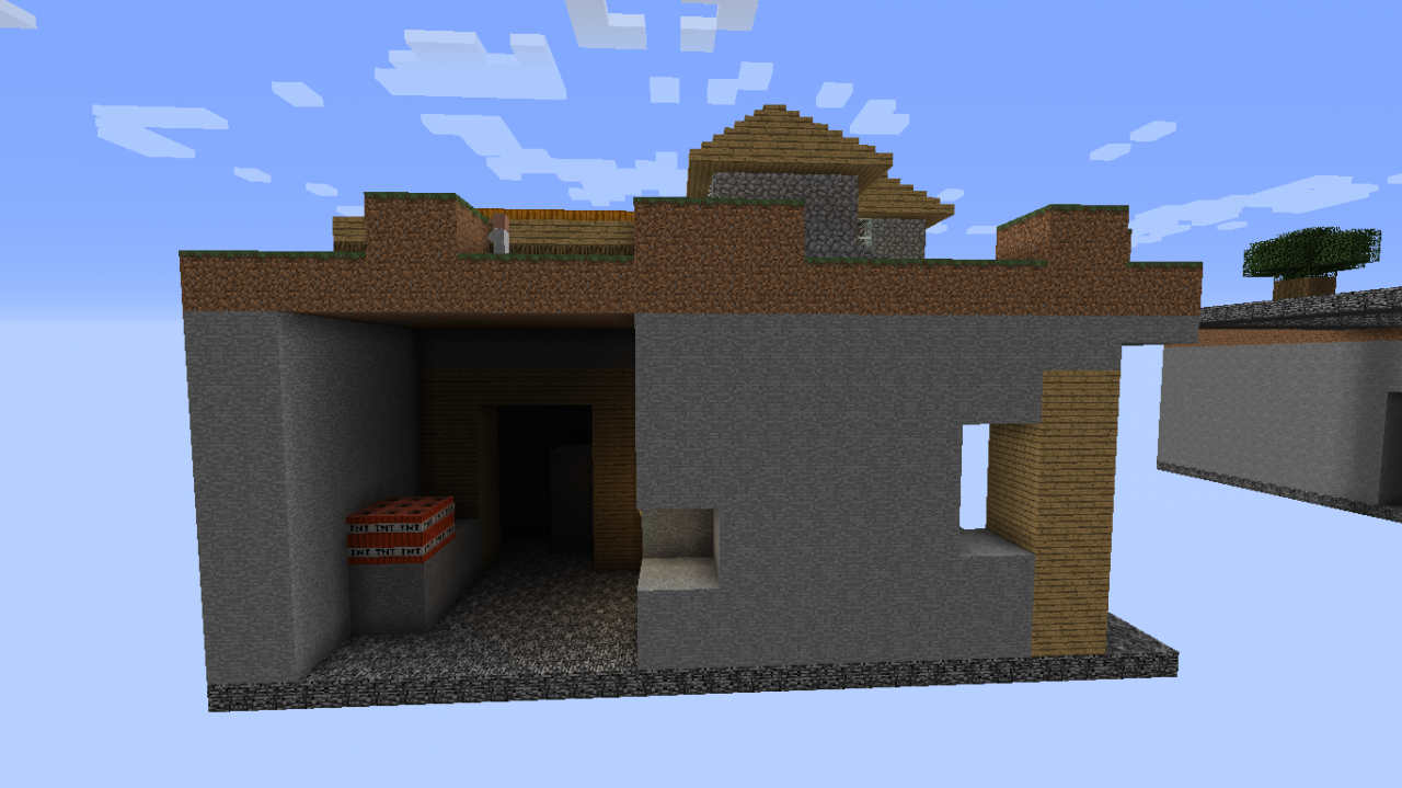 36x36 cube island survival Minecraft Map