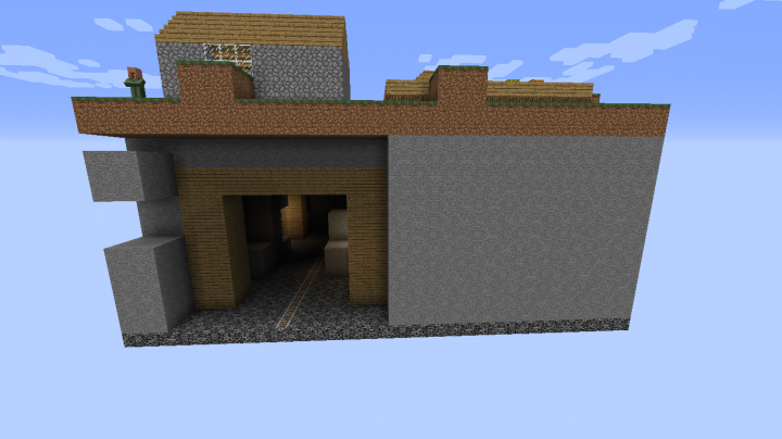 36x36 cube island survival Minecraft Map