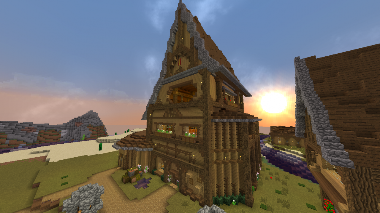 Medieval-Tall House Minecraft Map