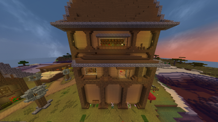 Medieval-Tall House Minecraft Map