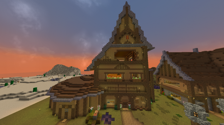 Medieval-Tall House Minecraft Map