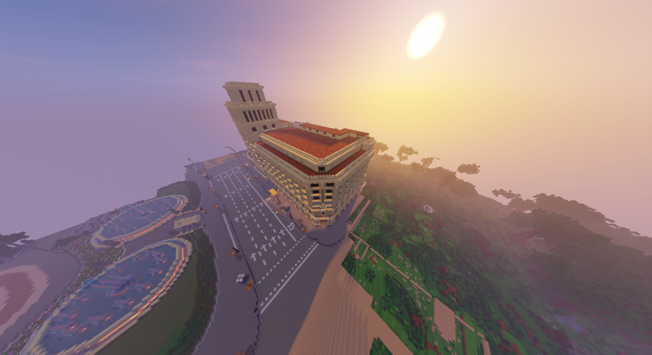 Banesto Building, Ronda de Sant Pere, Barcelona Minecraft Map