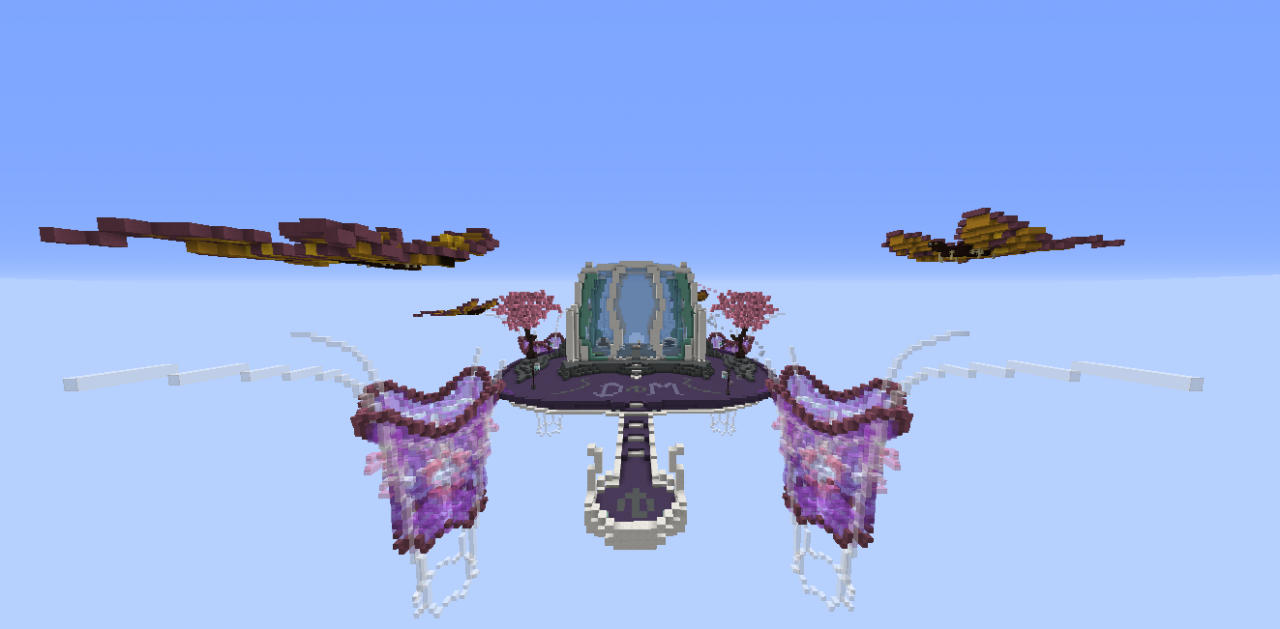 DreamMemory Skybase Minecraft Map