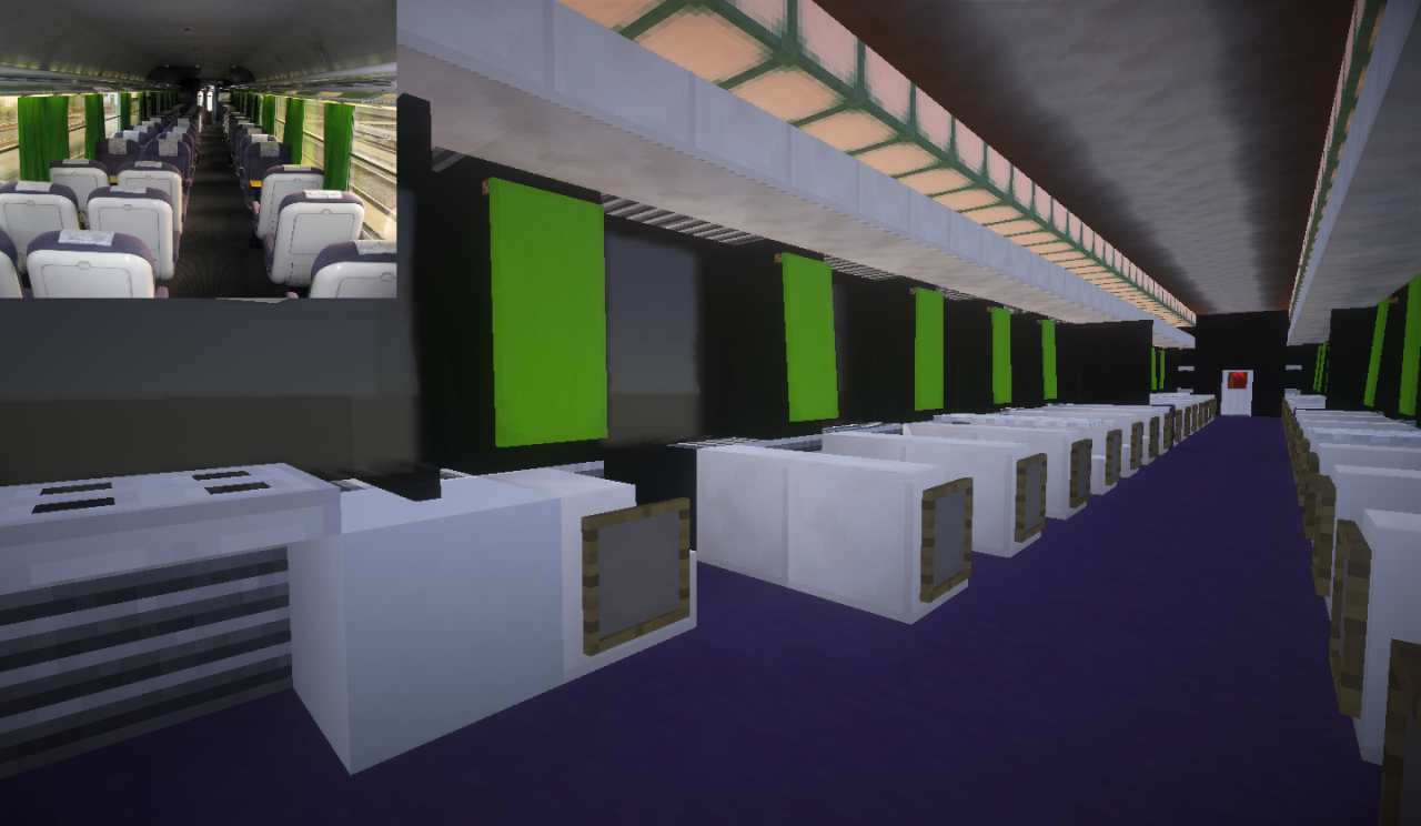 Corail Passenger Cars Minecraft Map