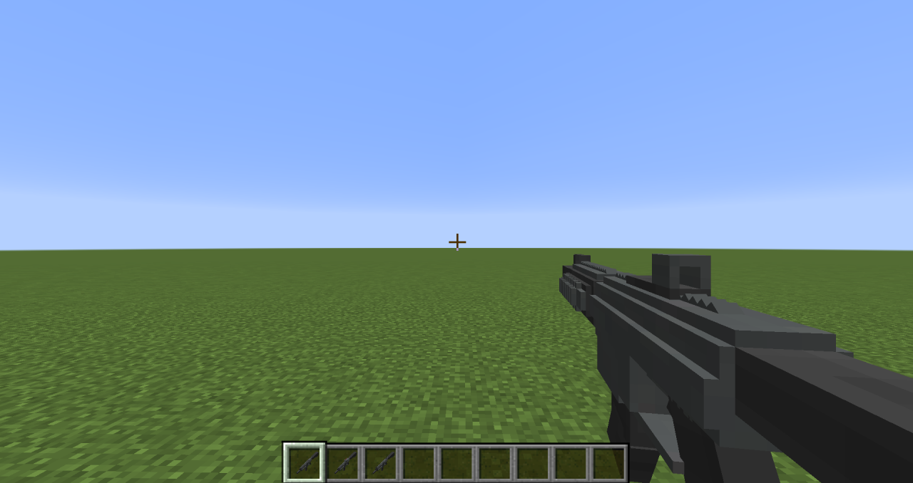 M4A1 - 3D Gun w/ 2 attachment variants Minecraft Texture Pack