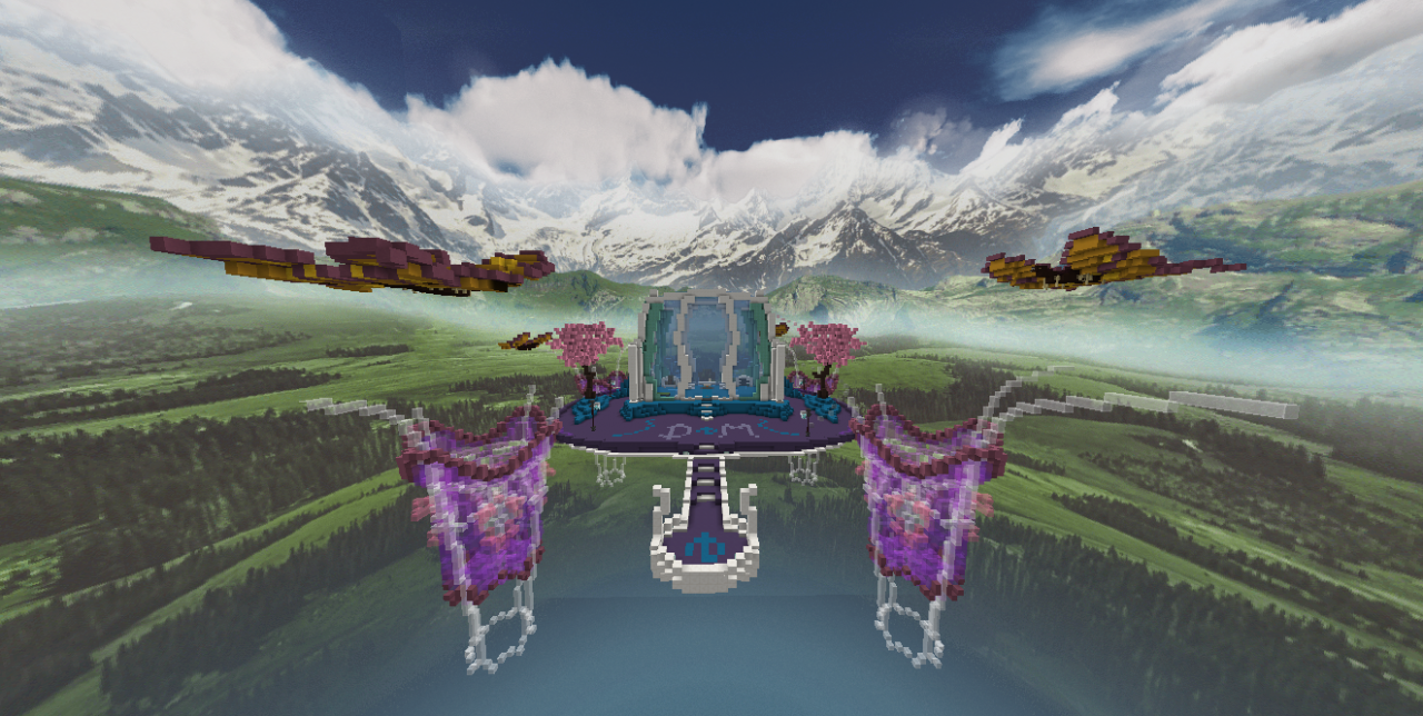DreamMemory Skybase Minecraft Map