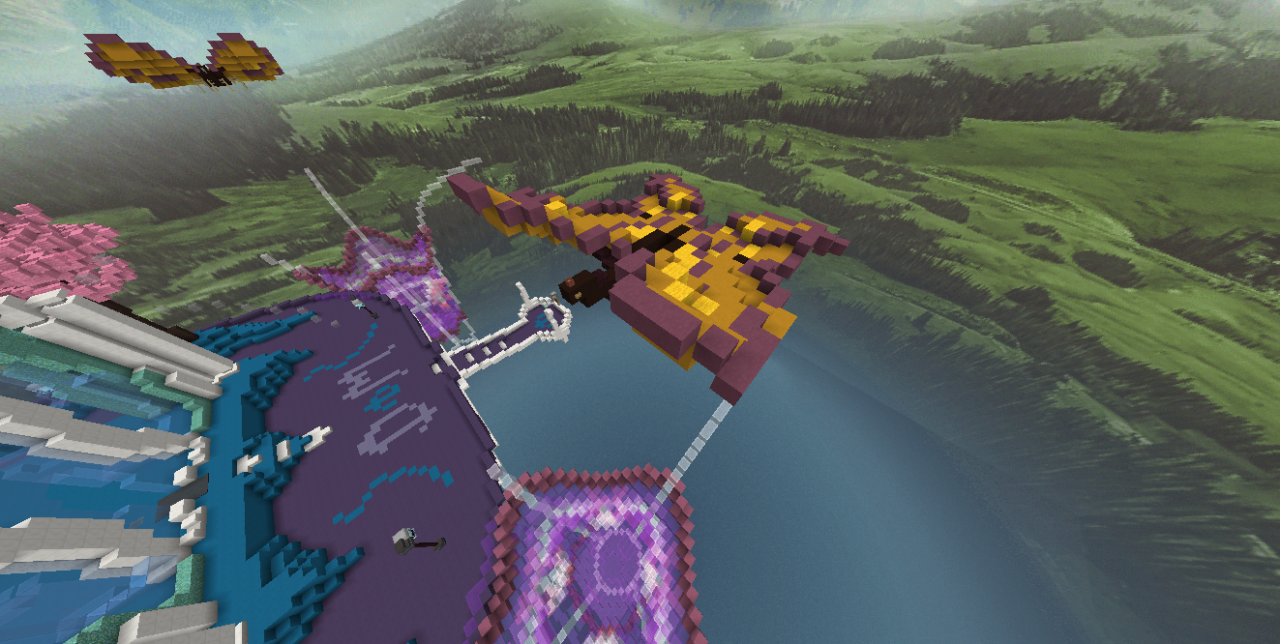 DreamMemory Skybase Minecraft Map