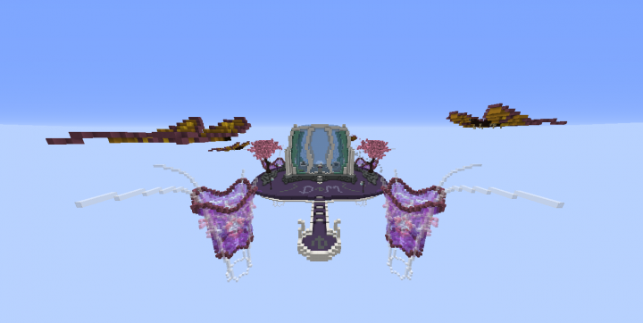 DreamMemory Skybase Minecraft Map
