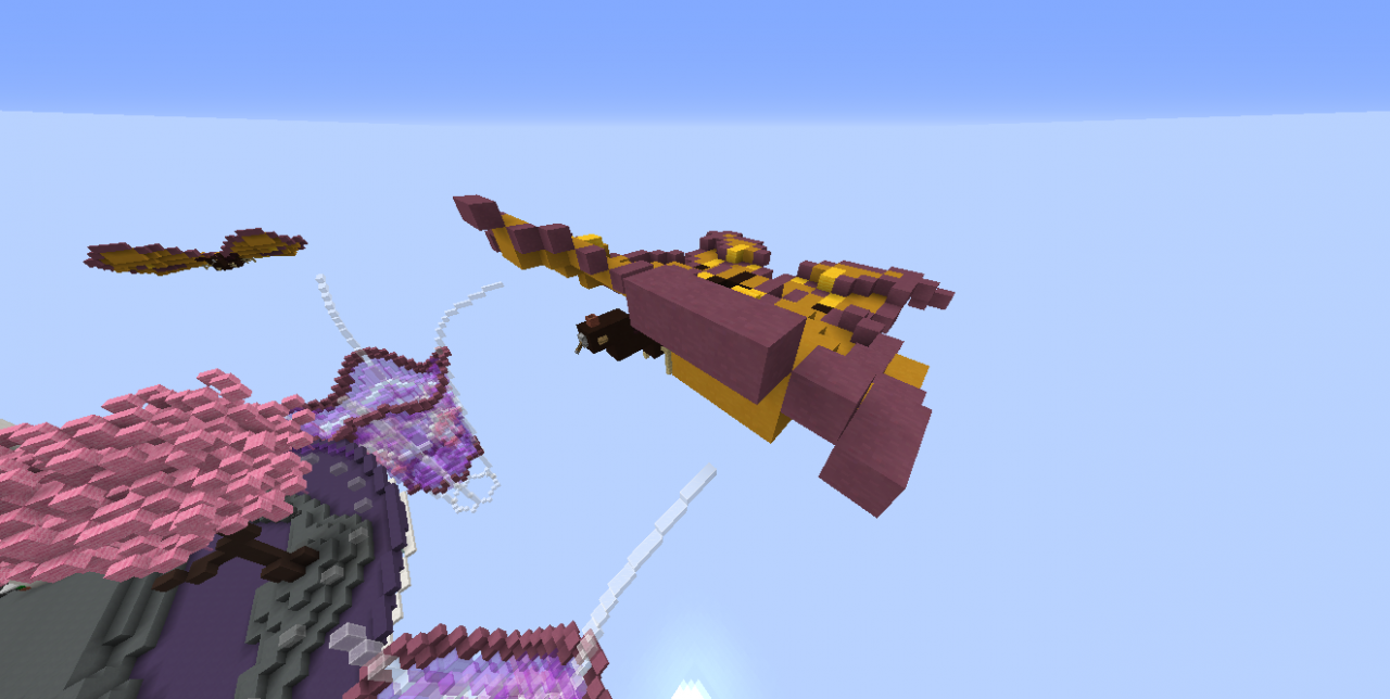 DreamMemory Skybase Minecraft Map