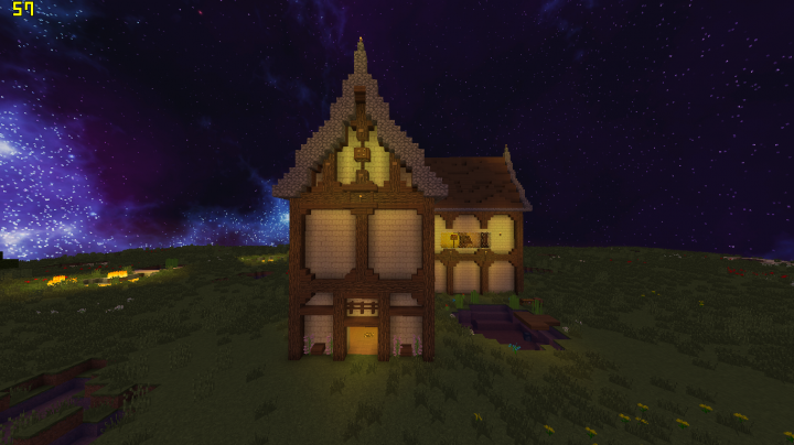 End brick - Medieval House + Download Minecraft Map