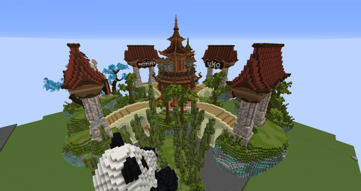 Asian Theme Hub Minecraft Map