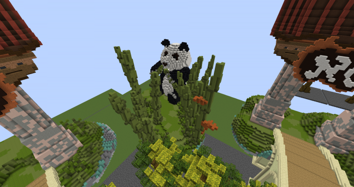 Asian Theme Hub Minecraft Map