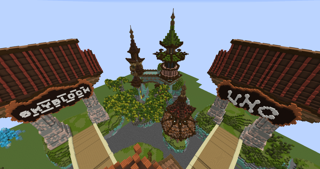 Asian Theme Hub Minecraft Map