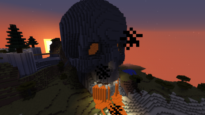 Skull Mountain Minecraft Map