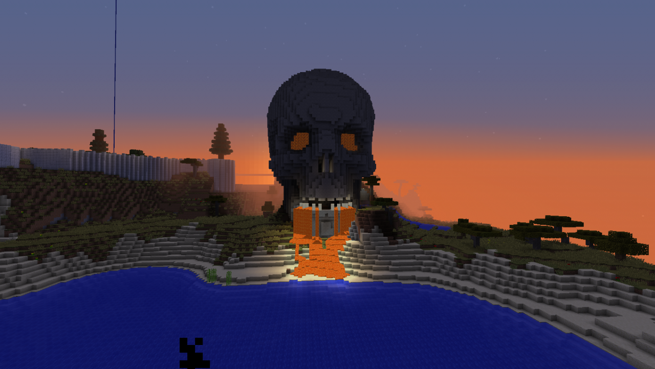 Skull Mountain Minecraft Map