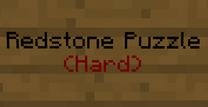 Redstone Puzzle Minecraft Map