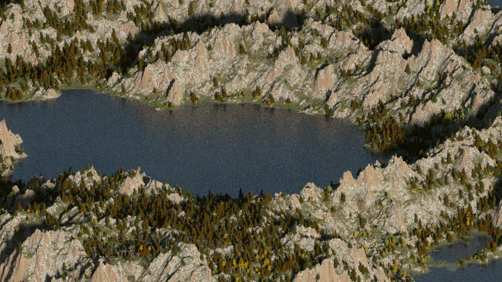 Rocky Island - WorldMachine Minecraft Map