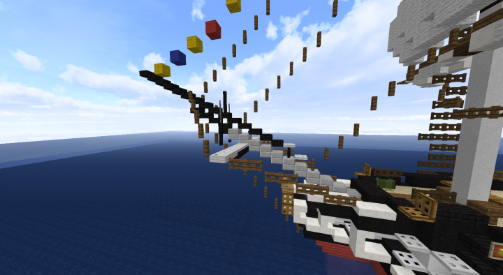 USS Constitution RE-DO (more accurate) Minecraft Map