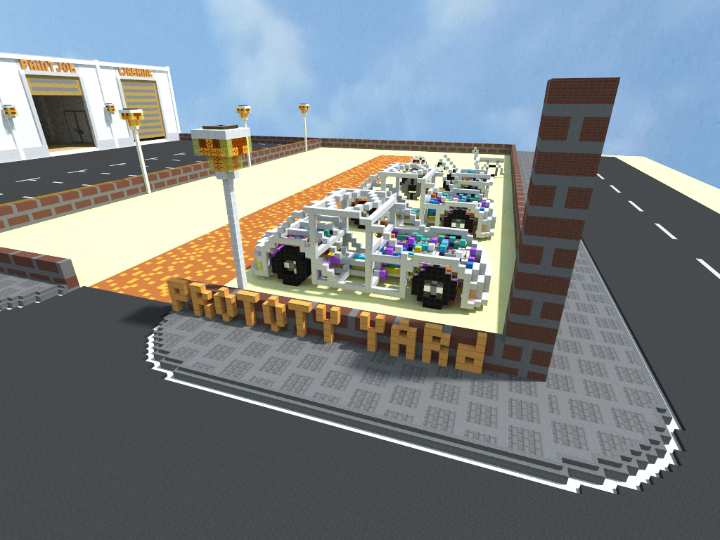 ECM - redstone cars Minecraft Map