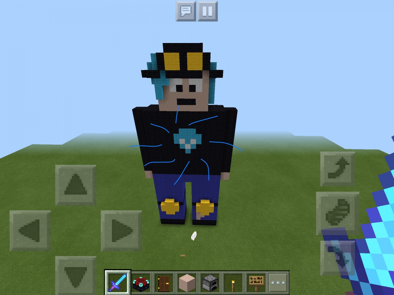 DanTDM statue Minecraft Map