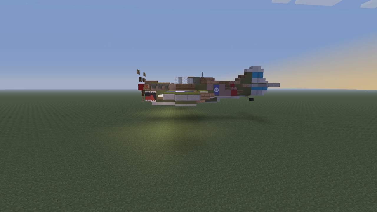 WWII U.S Curtiss P-40 Warhawk, USAAF, Desert and Flying Tigers camo ...