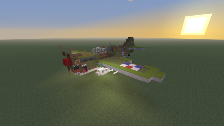 WWII U.S Curtiss P-40 Warhawk, USAAF, Desert and Flying Tigers camo ...