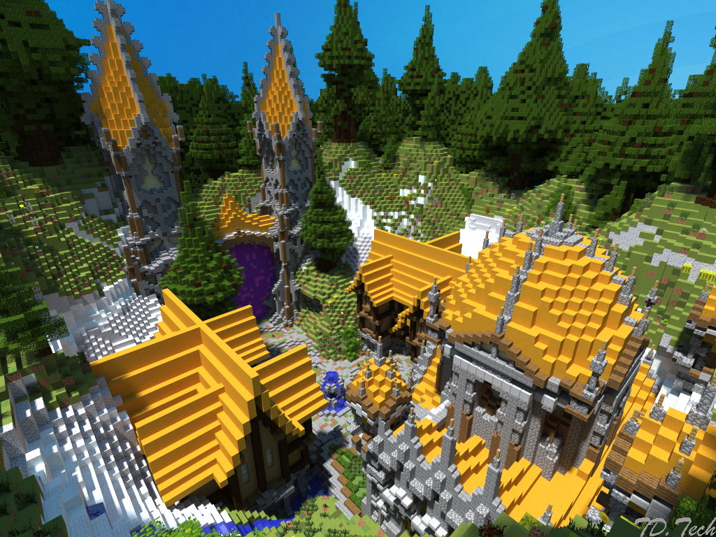 Spawn/HUB build by TD.Tech Minecraft Map