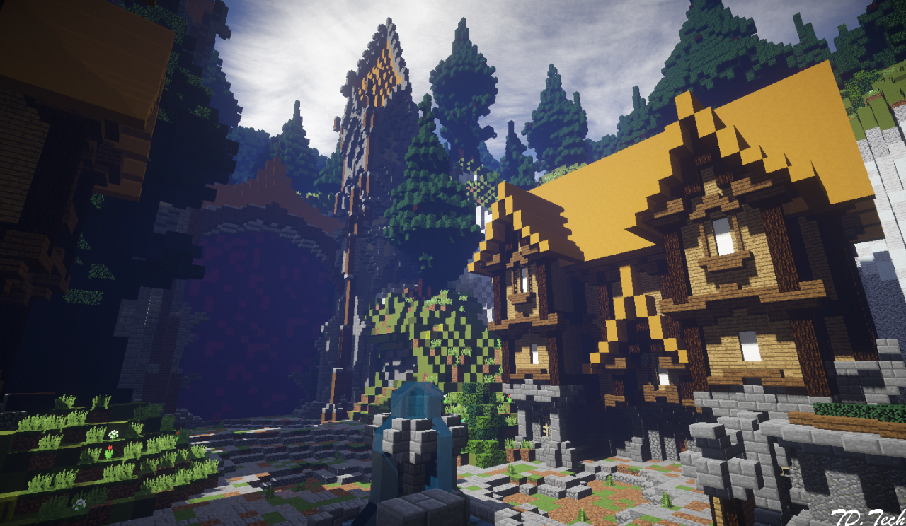 Spawn/HUB build by TD.Tech Minecraft Map