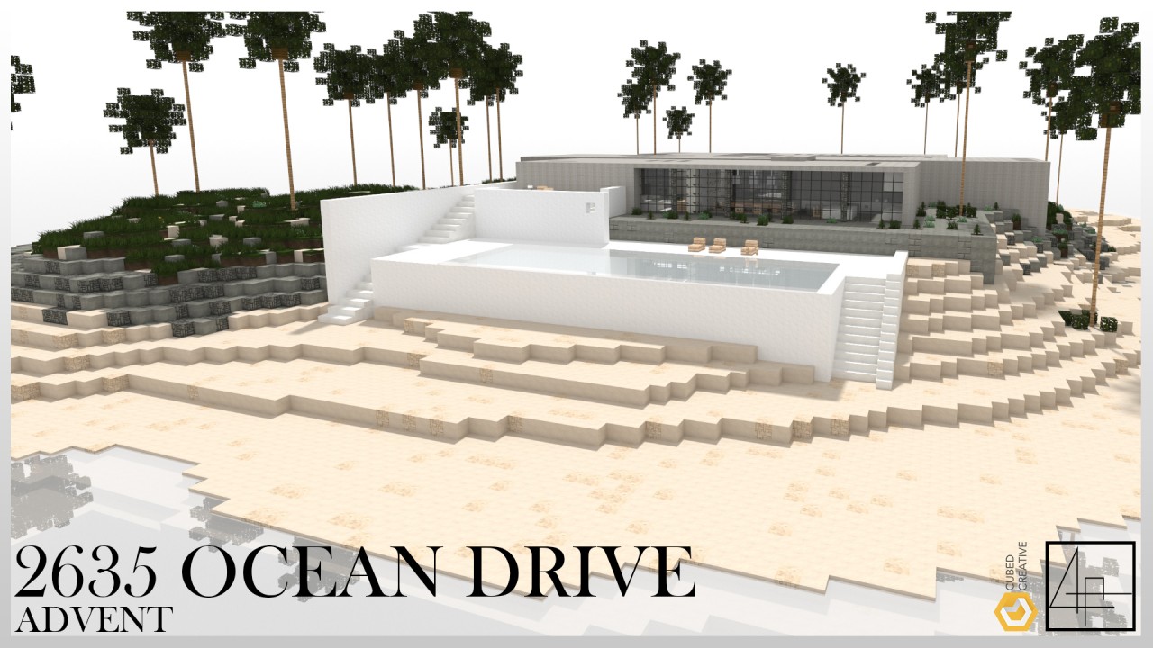 2635 Ocean Drive |cubed creative| Minecraft Map