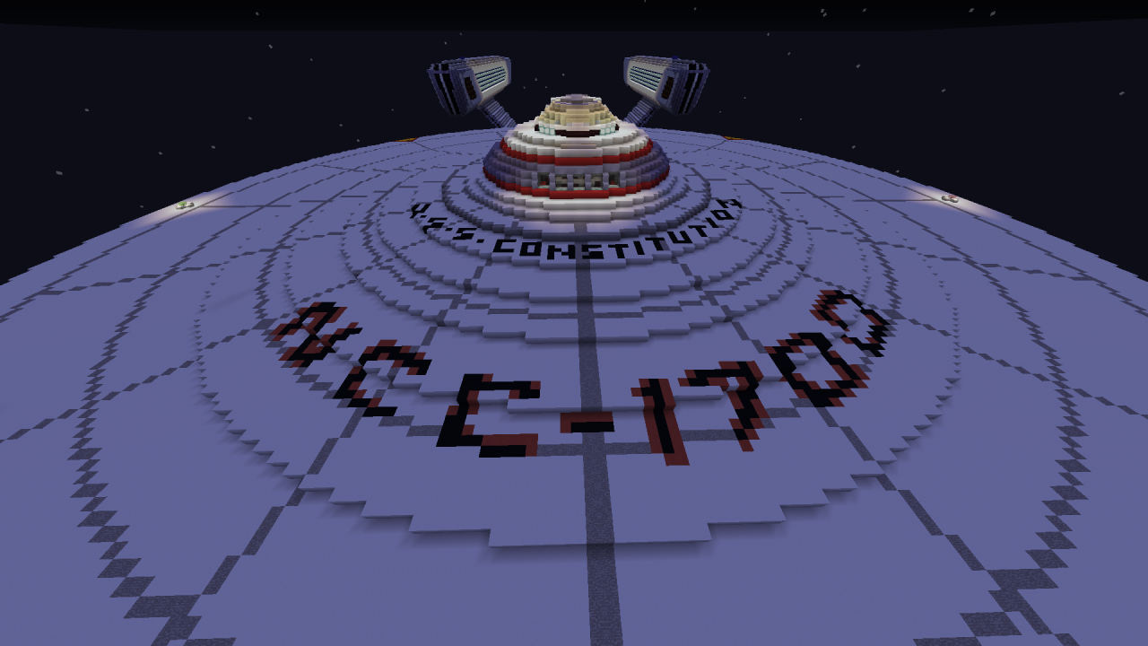 USS Constitution NCC-1700 Minecraft Map
