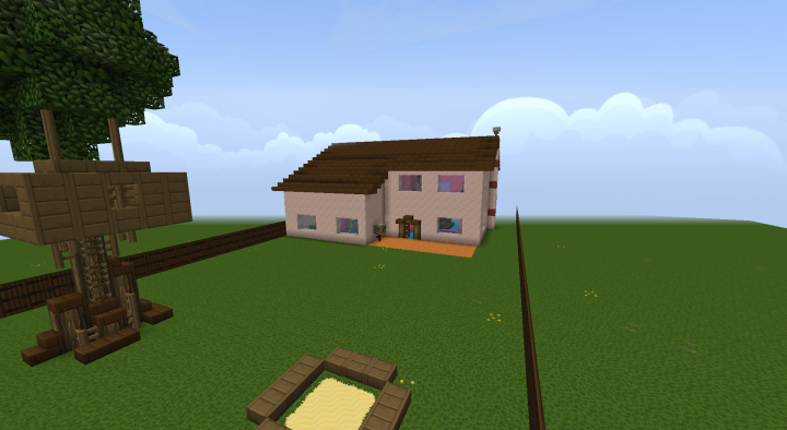 The Simpson's House Minecraft Map