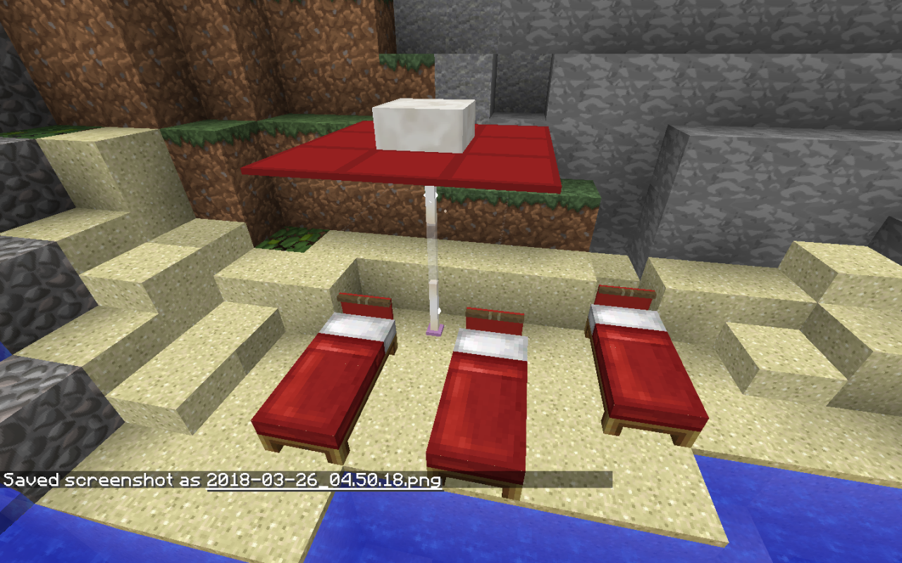 Modern house in a flower forest biome overlooking a lake Minecraft Map