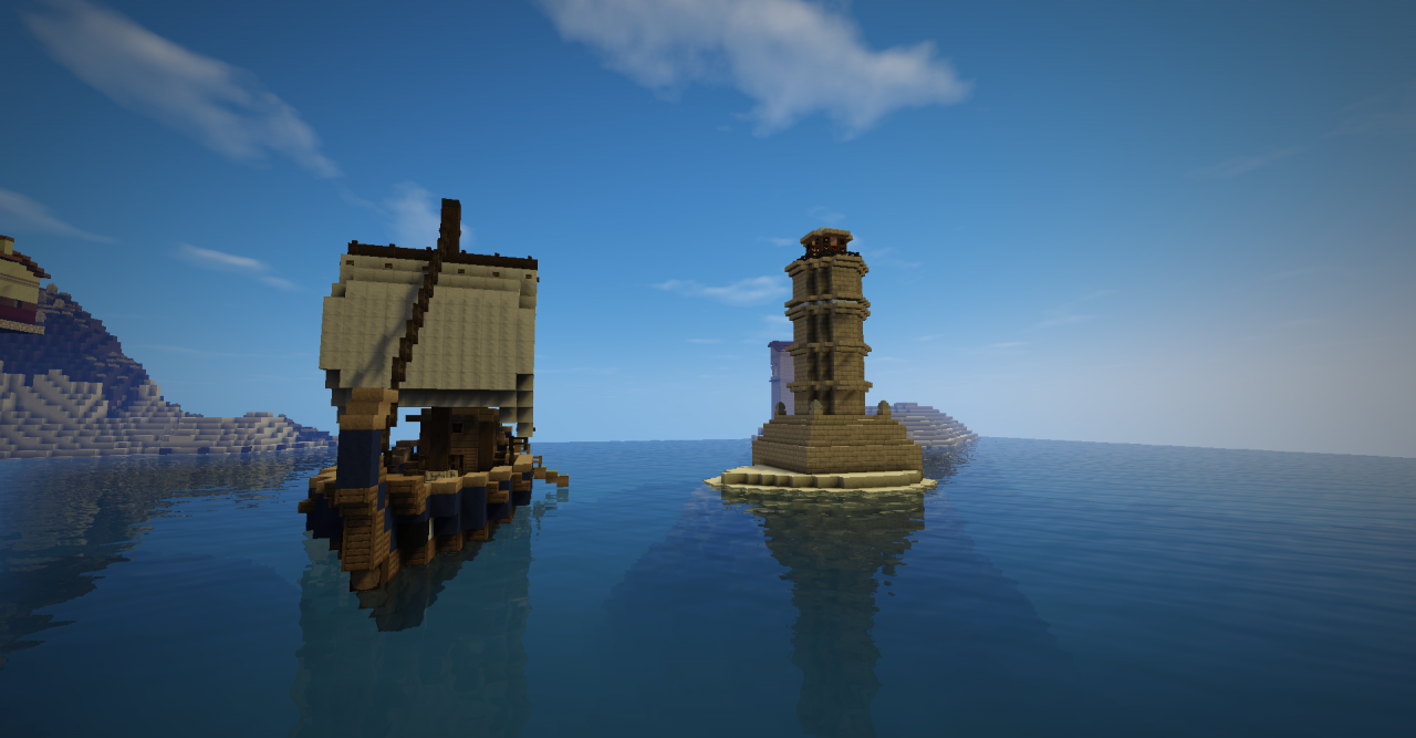 Roman lighthouse Minecraft Map