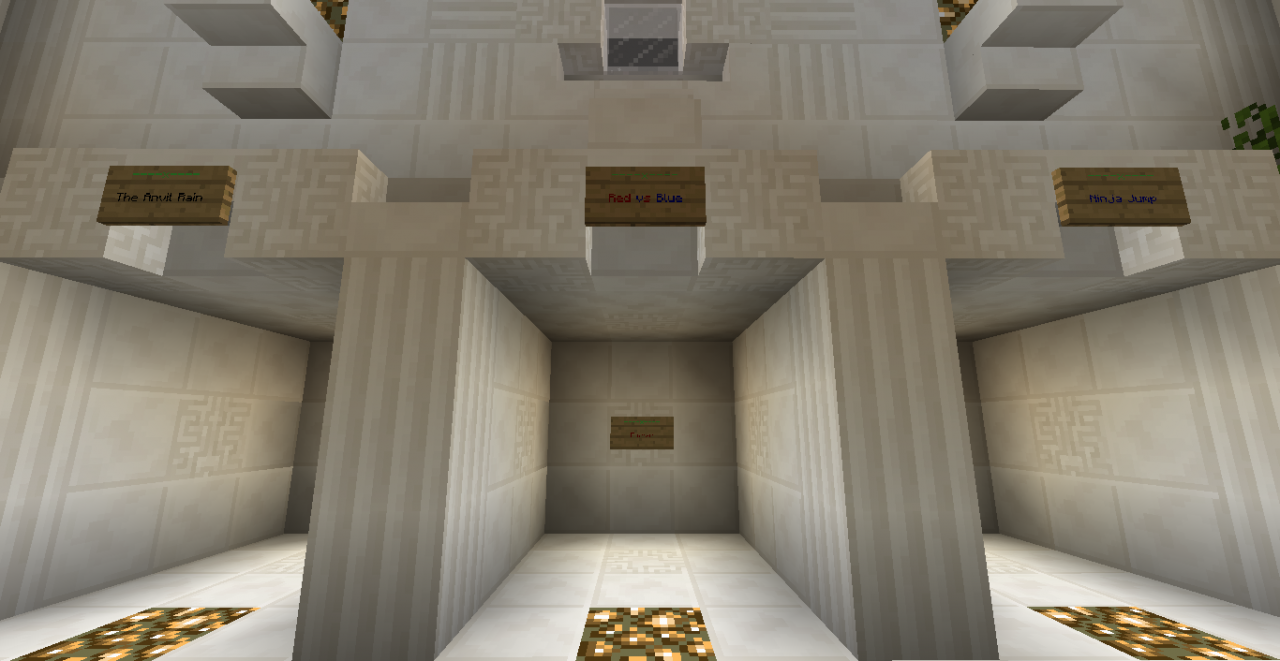A Sala de Minigames - The Minigames Room Minecraft Map