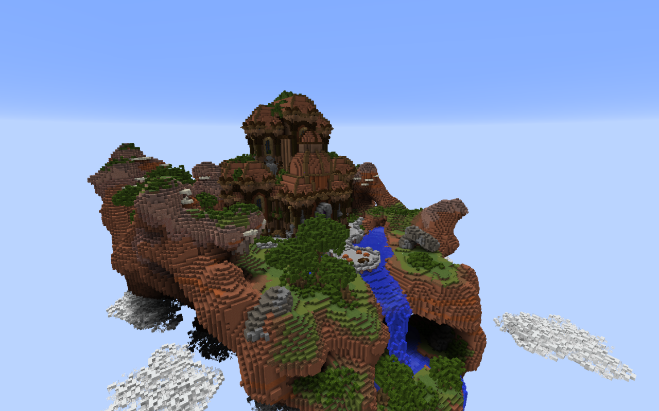 Castle in Heaven Minecraft Map