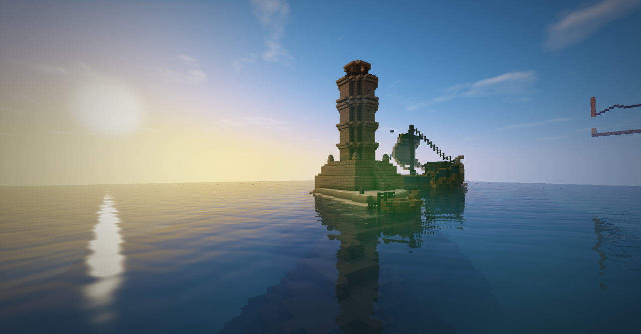 Roman lighthouse Minecraft Map