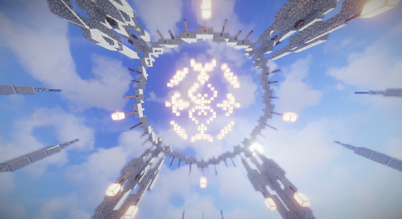 Simple, 2 portal void hub Minecraft Map