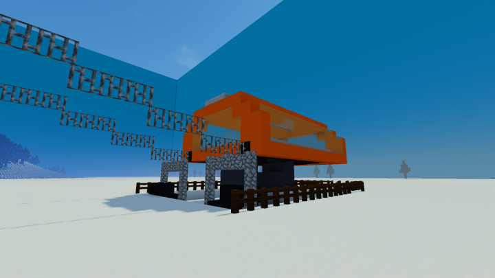 [PROTOTYPE] Ski Mountain with chairlift! Minecraft Map