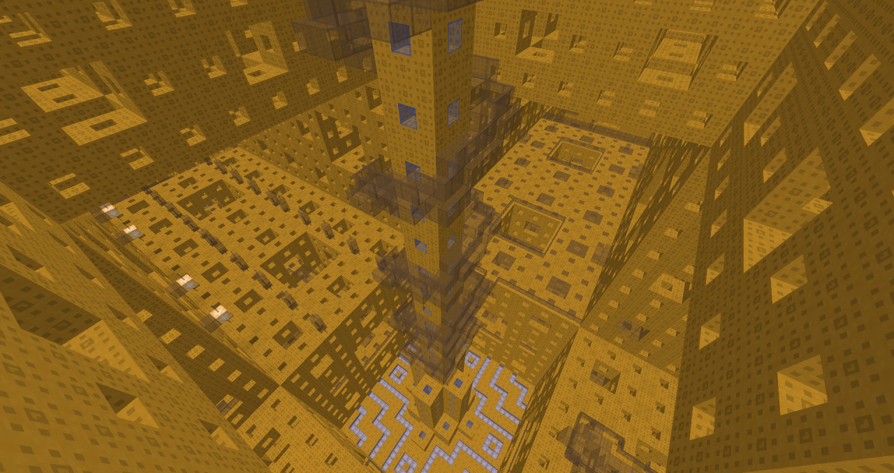 Journey inside Fractum - maze adventure map Minecraft Map