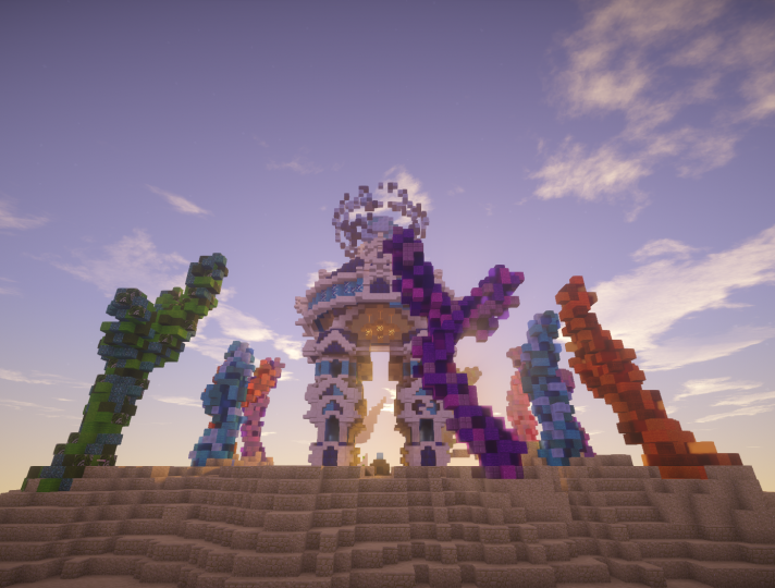 Temple in the Ocean Minecraft Map