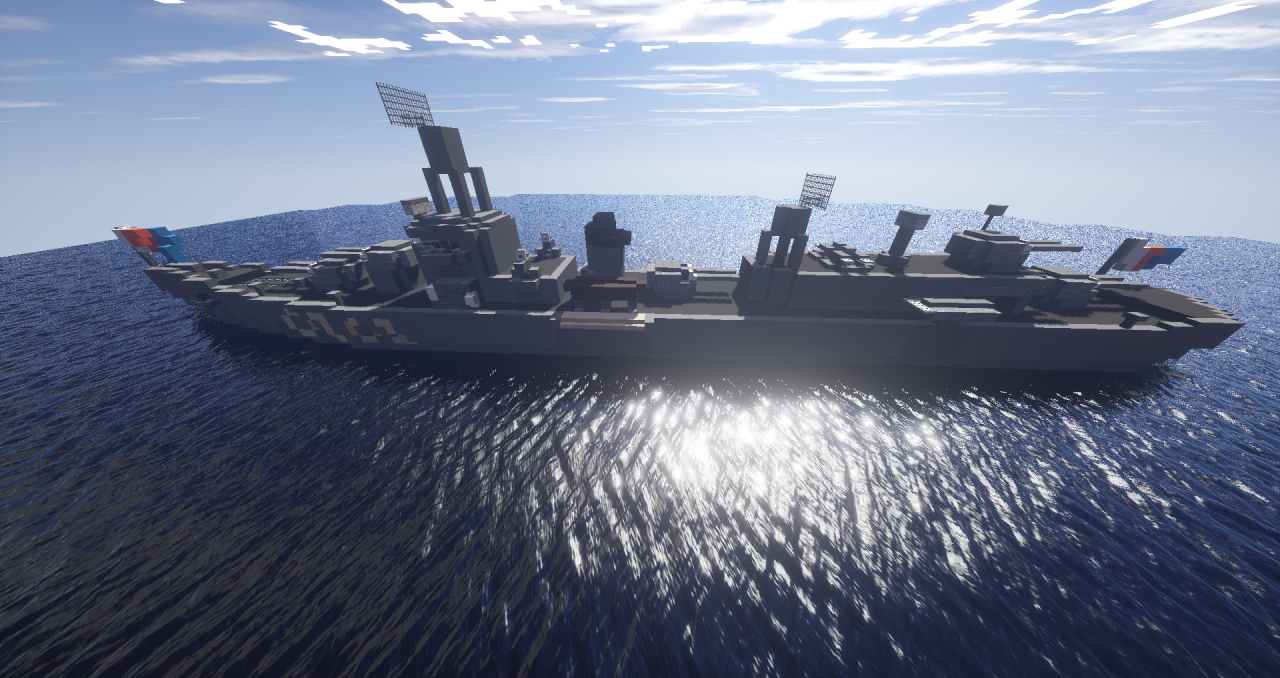 Revolver-class Frigate Minecraft Map