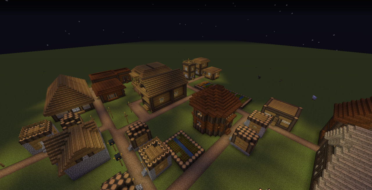 Minecraft Town; For servers and such Minecraft Map